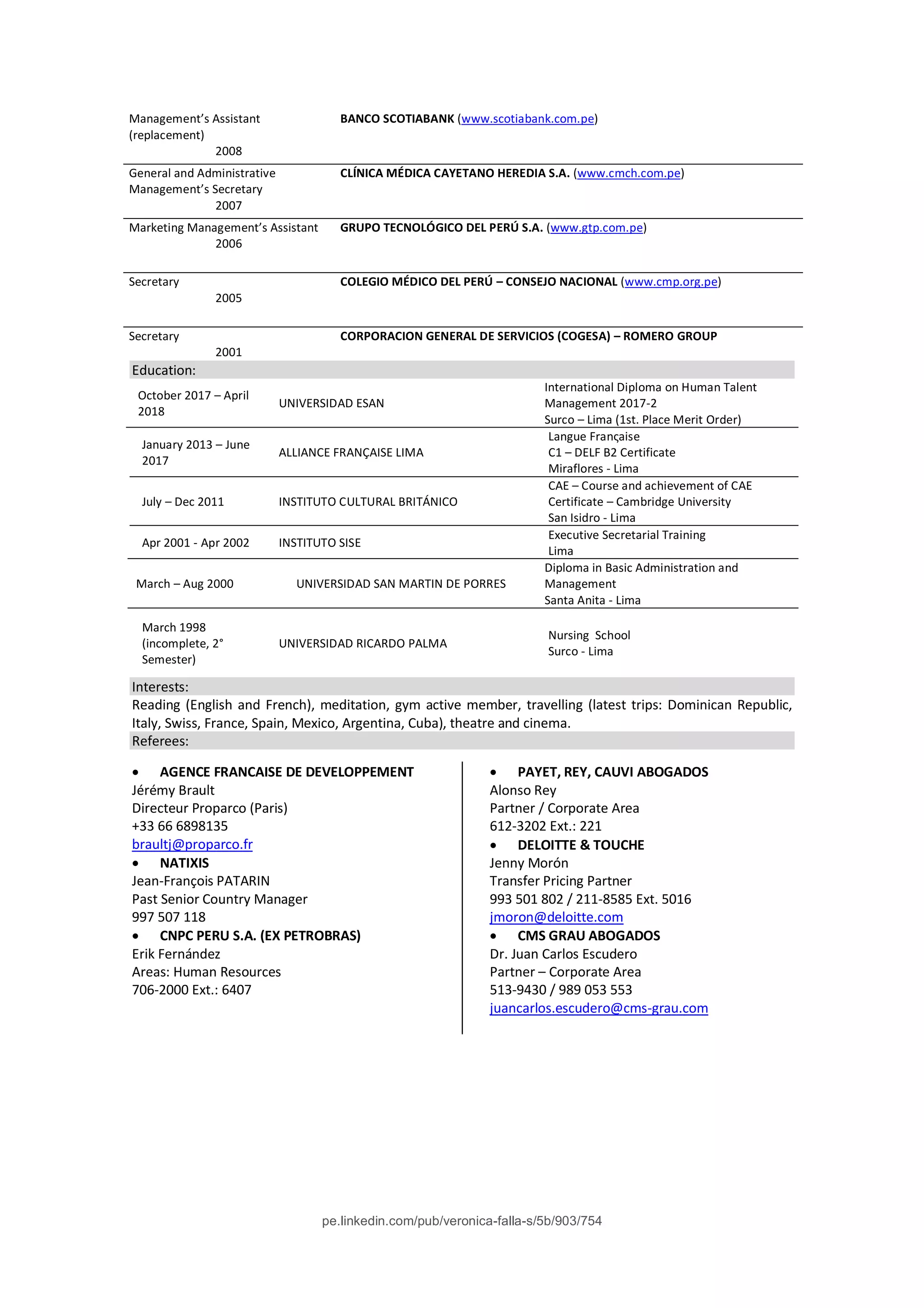 Vfs cv english | PDF