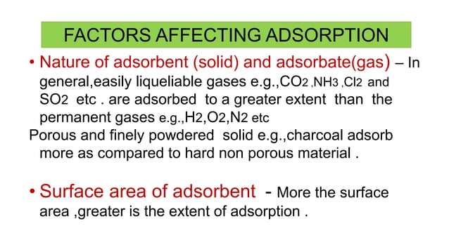 Adsorption | PPT