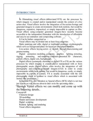Visual effects(VFX) | DOCX