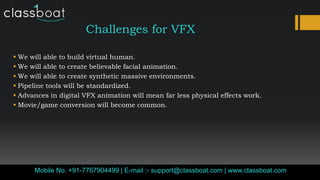 VFX classes in Pune | PPTX | Computer Animation | Computer Software and ...