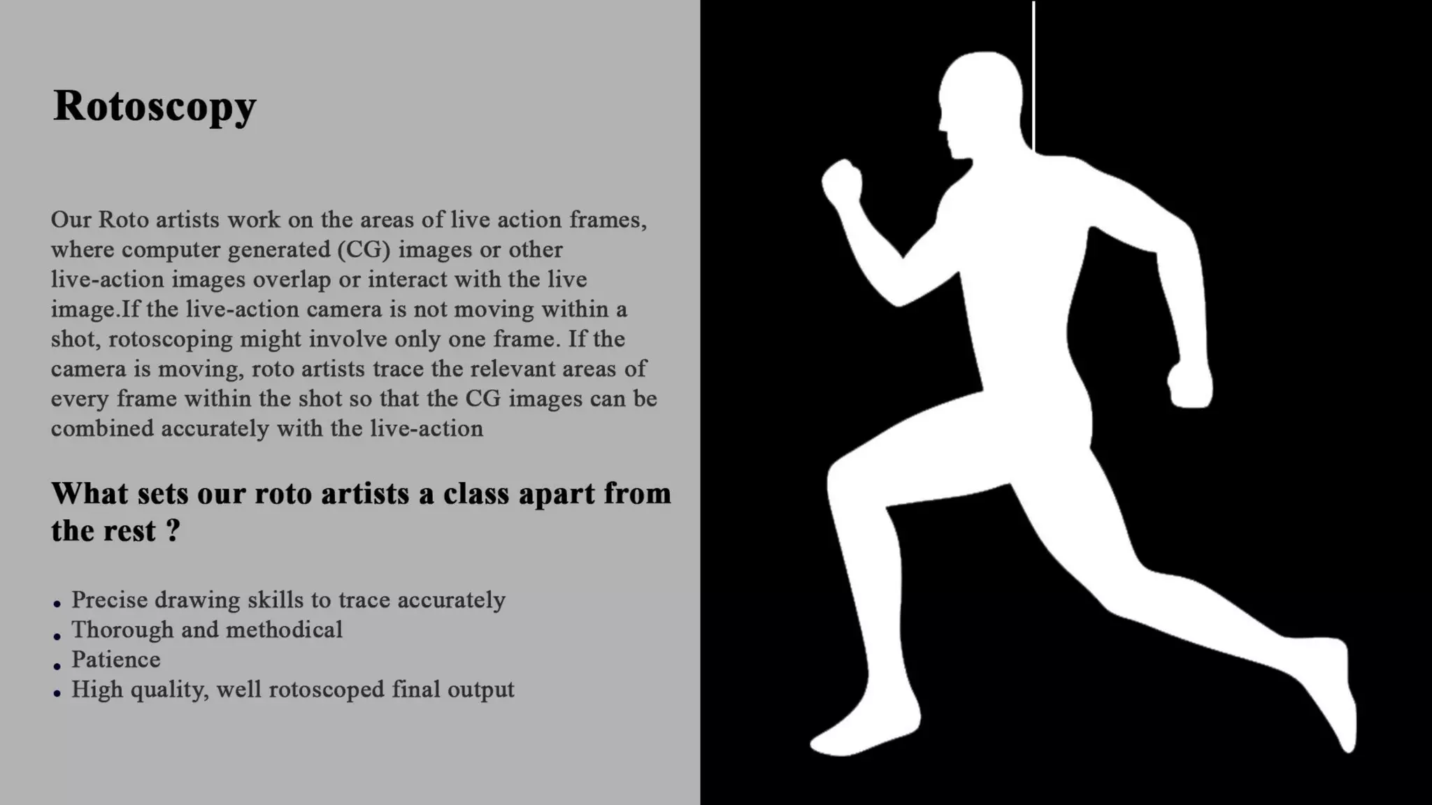 Vfx roto + cleanplate profile | PPT