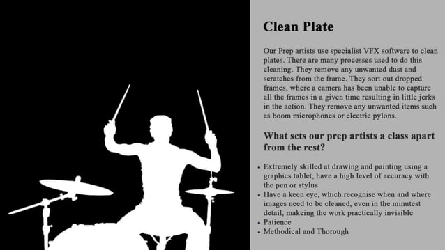 Vfx roto + cleanplate profile | PDF