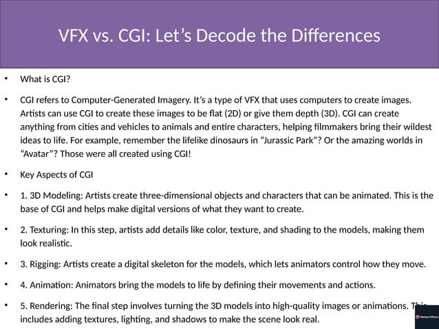 VFX vs. CGI Let’s Decode the Differences.pptx