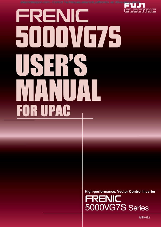 Vg7 upac manual | PDF