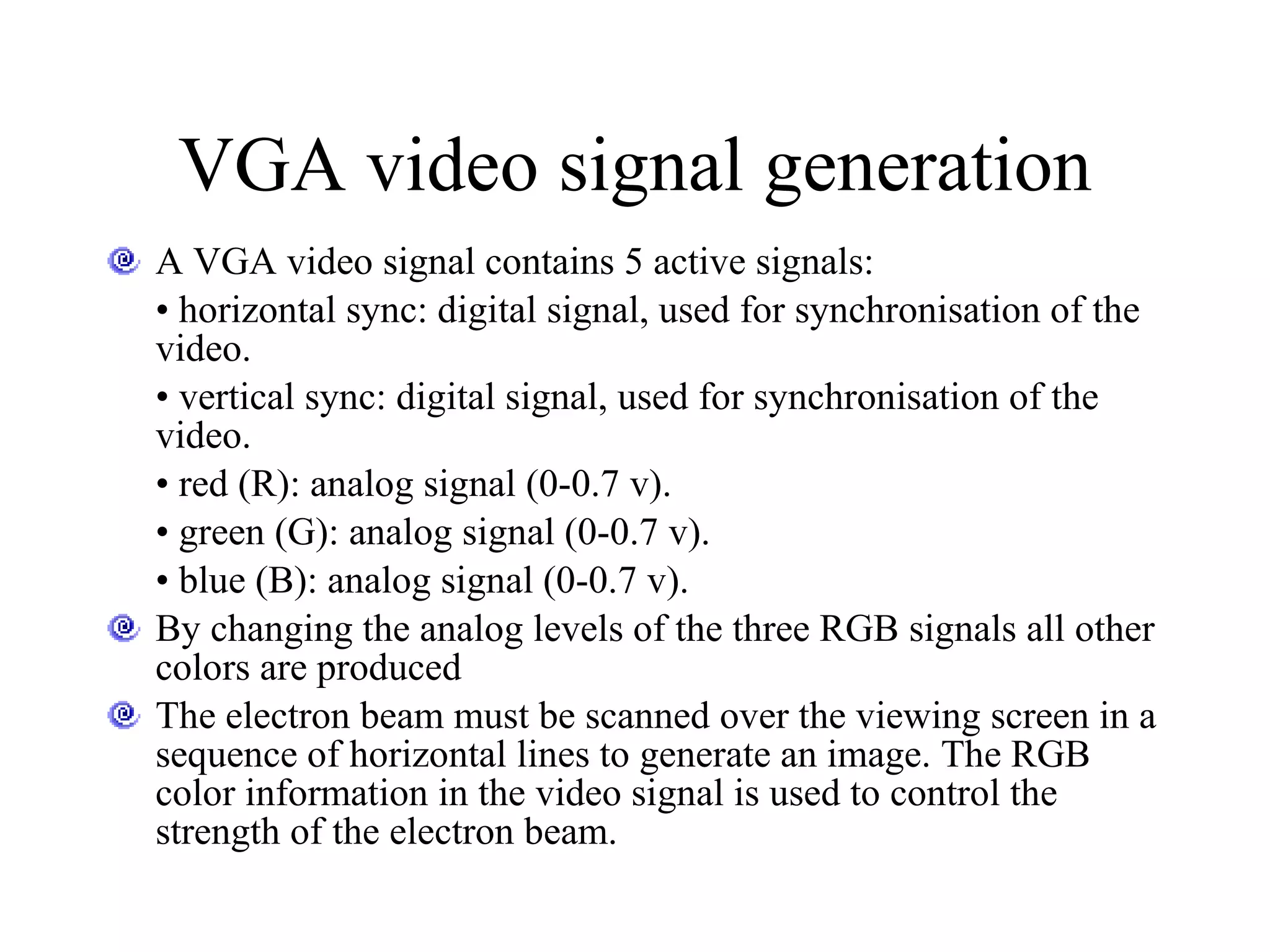 VGA VHDL RTL design tutorial | PPT