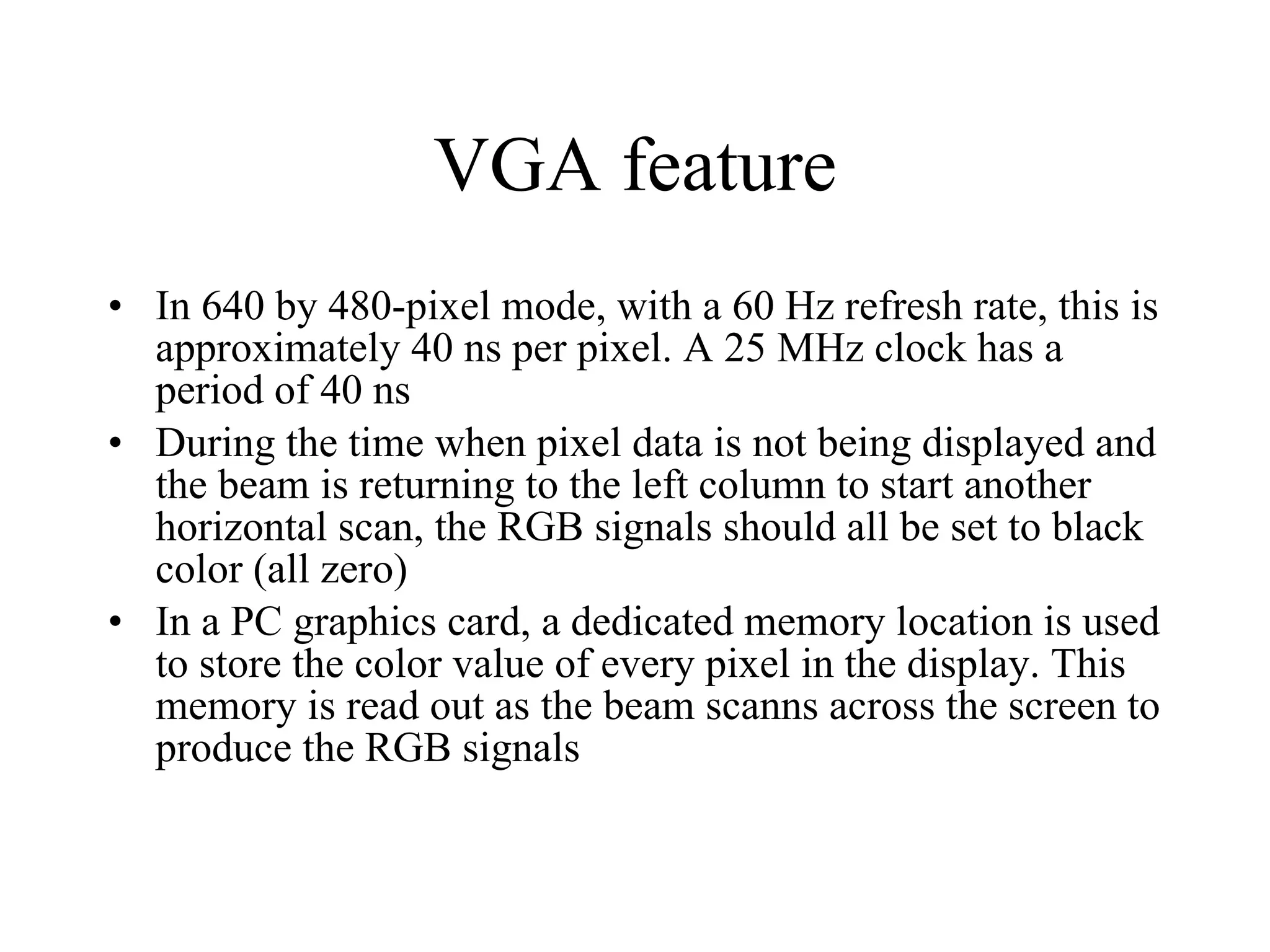 VGA VHDL RTL design tutorial | PPT