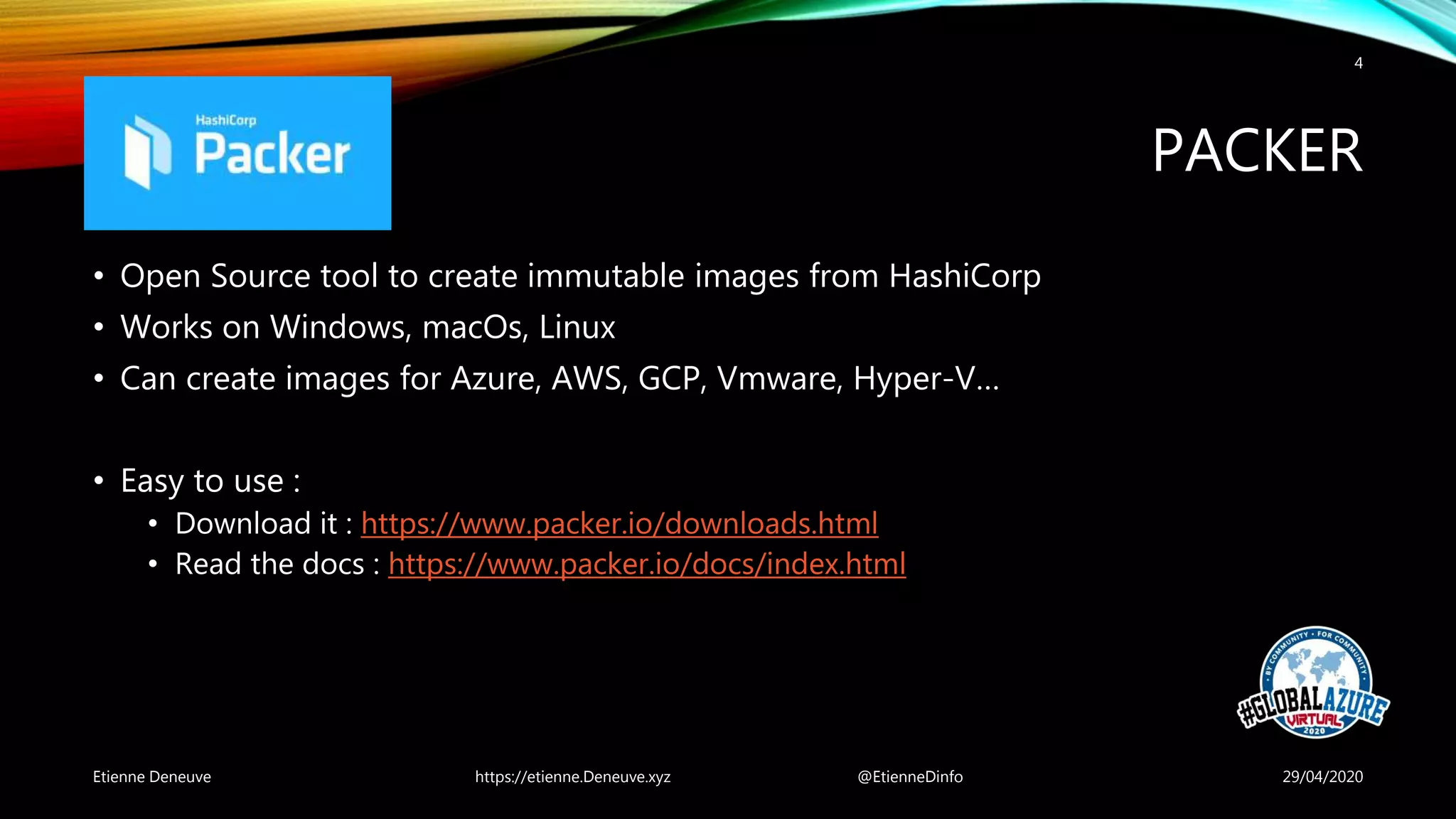 Packer, Terraform, Ansible avec Azure | PPT