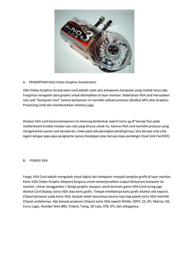 Vga card | PDF