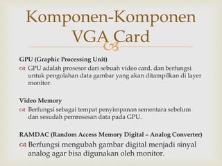 VGA CARD | PPTX
