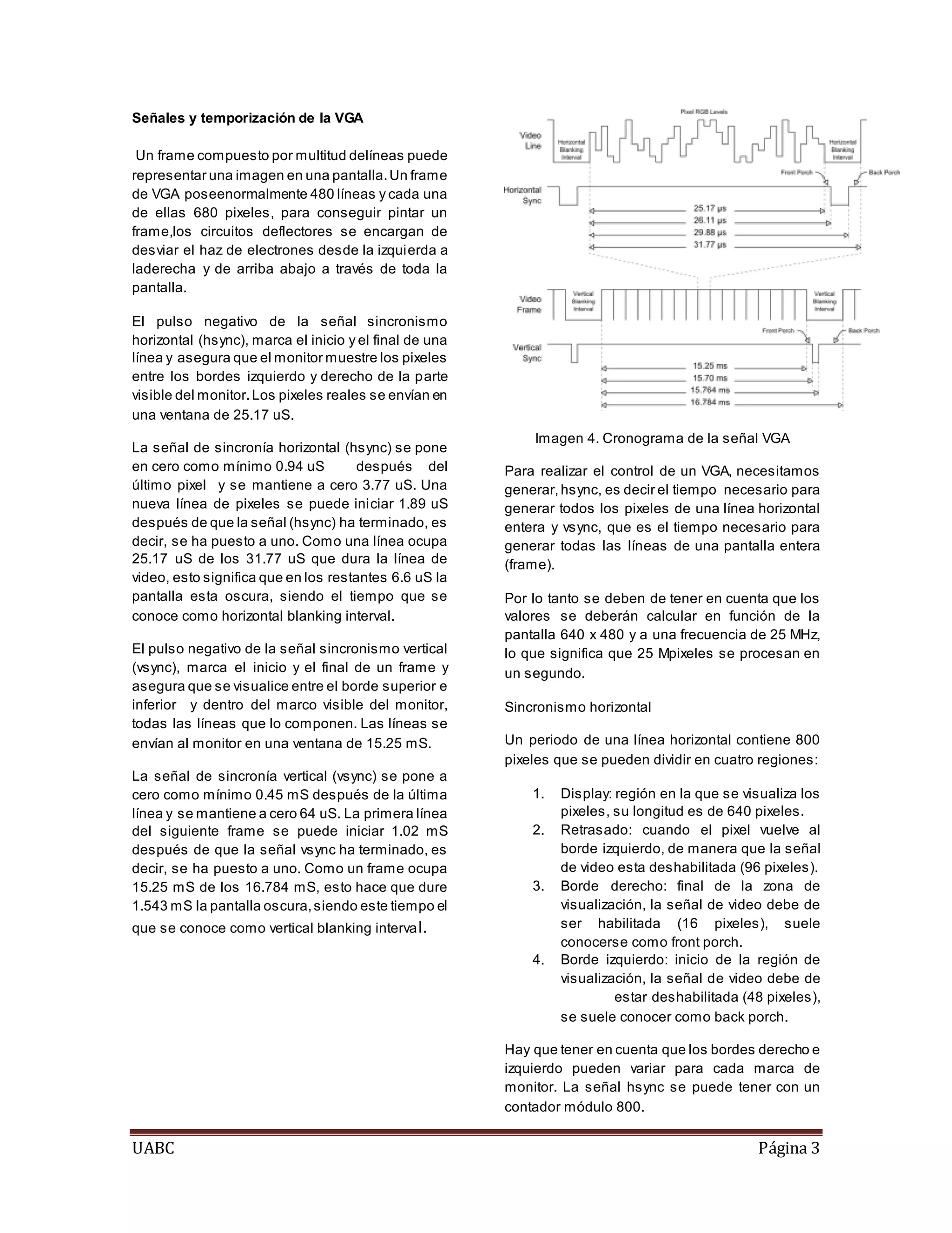 DISEÑO DEL JUEGO PING PONG EN FPGA - VHDL - VGA | DOCX