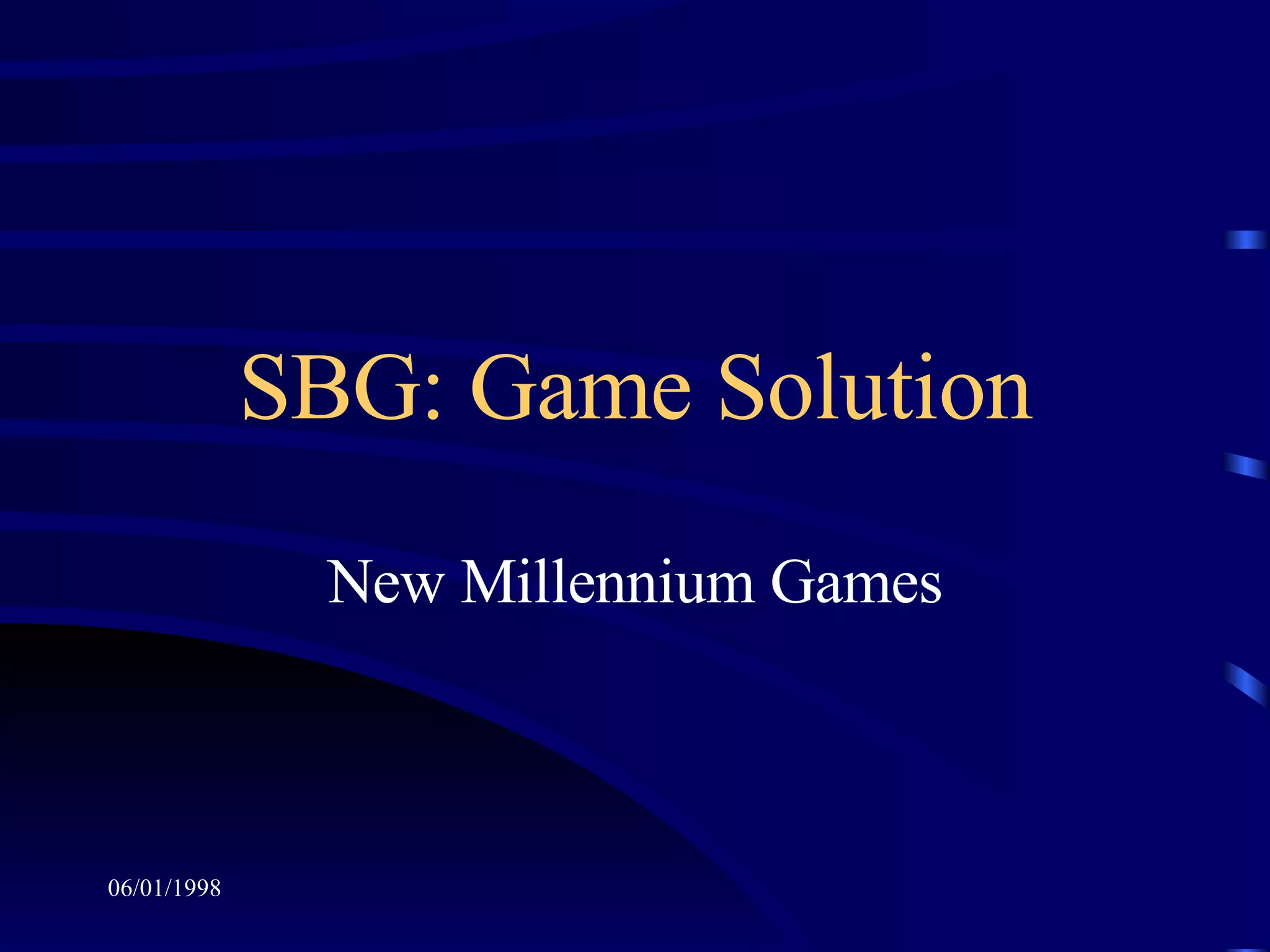 Server Based Gaming | PPT