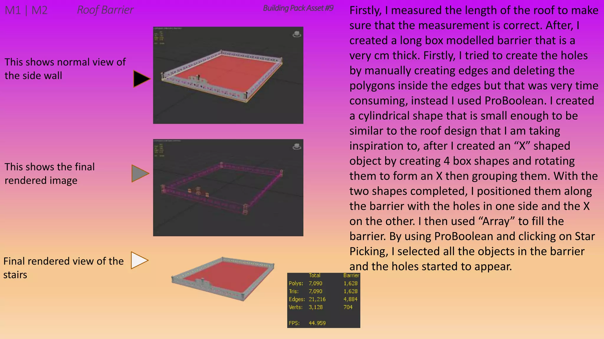 Polygon Models + Final Render | PPT