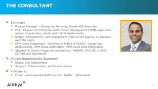 Lights-Out EPM Cloud Automation at Thomas Jefferson Using REST API | PPT