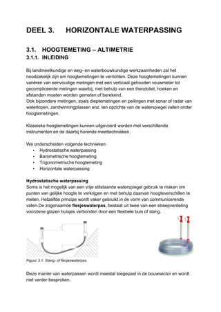 Topometrie en landmeetinstrumenten 1 | PDF