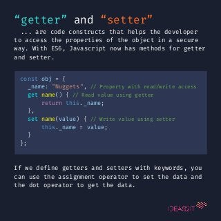 Getter and setter in JavaScript