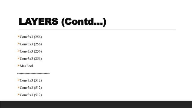 convolutional neural netwrok- visual geometry group | PPTX