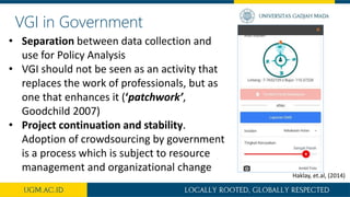 VGI Overview - Crowdsourcing Participatory Mapping | PPT