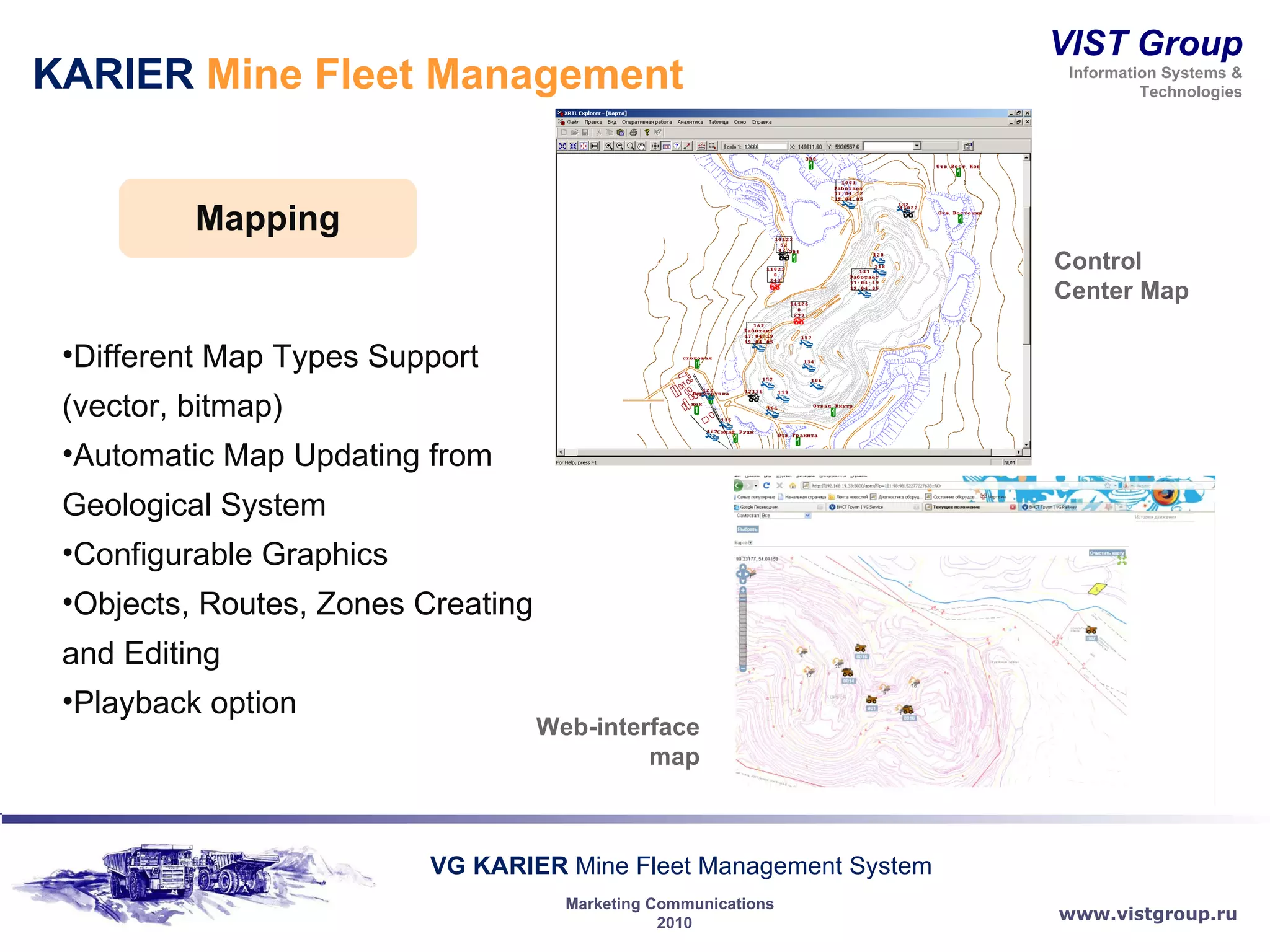 KARJER Mining Fleet Management System | PPT