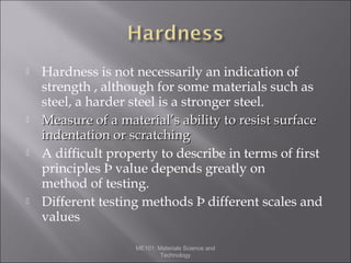Presentation on Hardness Testing | PPT