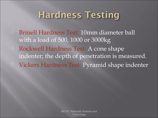 Presentation on Hardness Testing | PPT