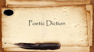 Poetic Diction in Creative Writing for SHS | PPTX