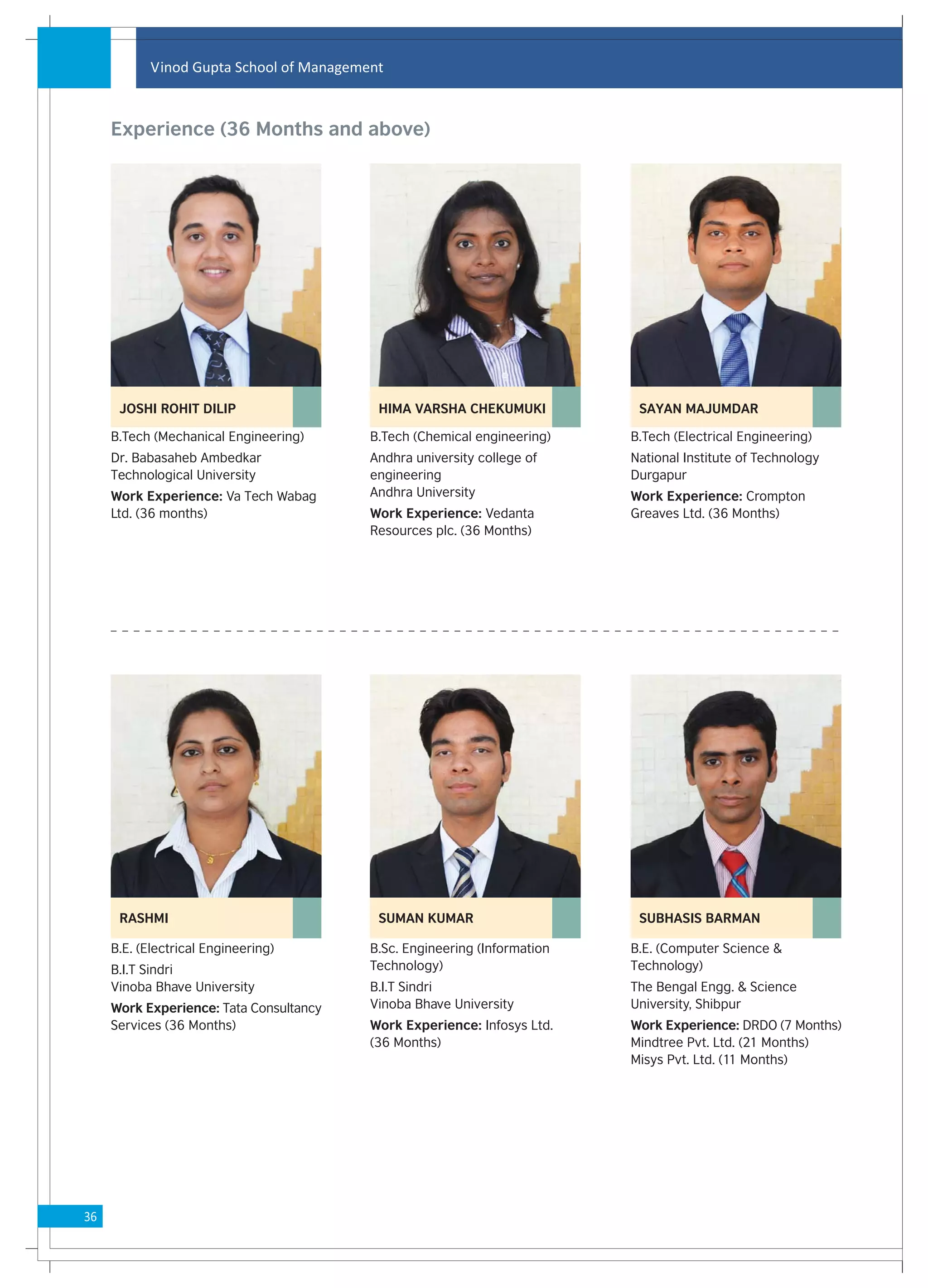 Vgsom placement brochure 2012 13 final | PDF | Professional School ...