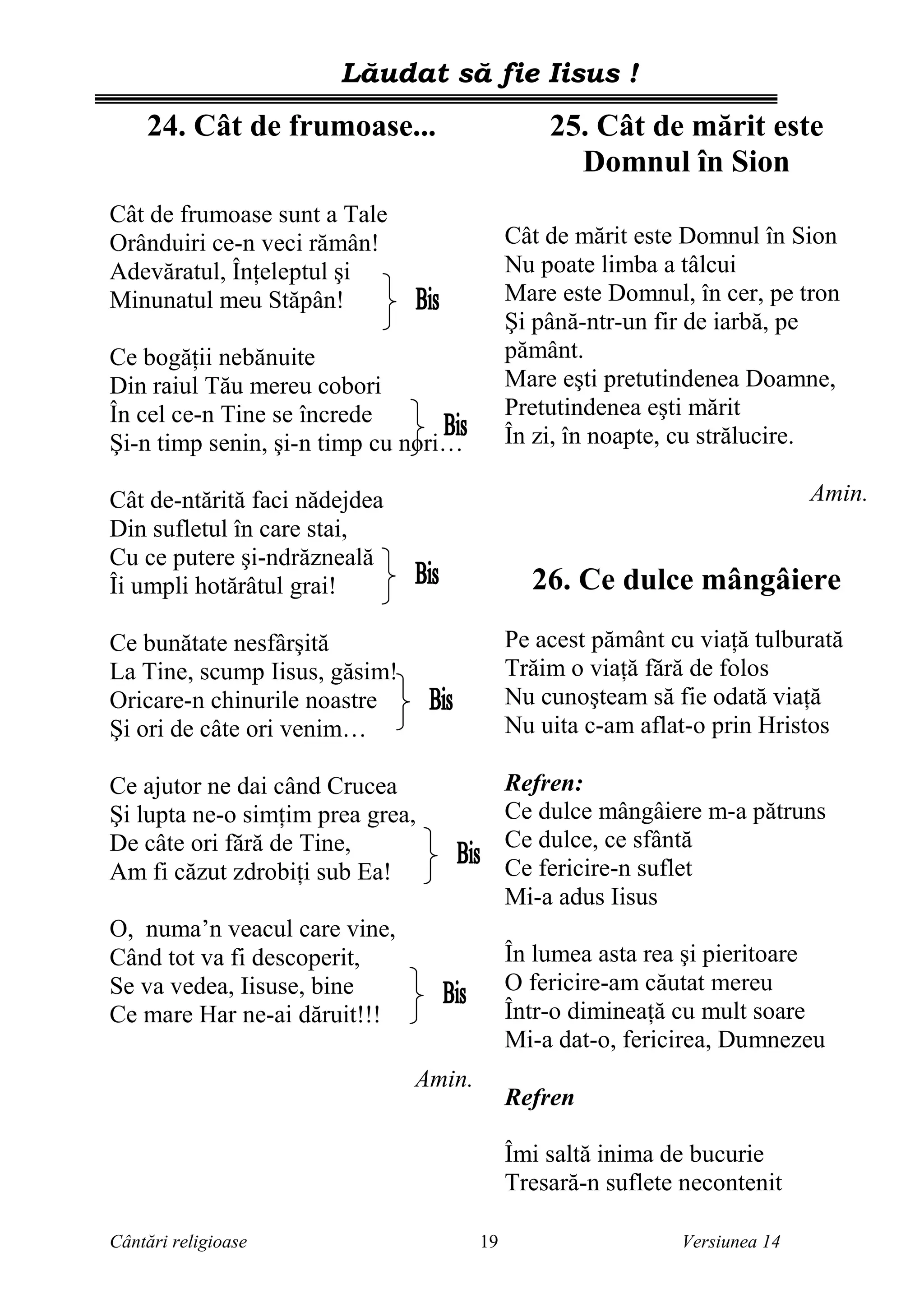 Cântări religioase creștin ortodoxe - pricesne, colinde | PDF