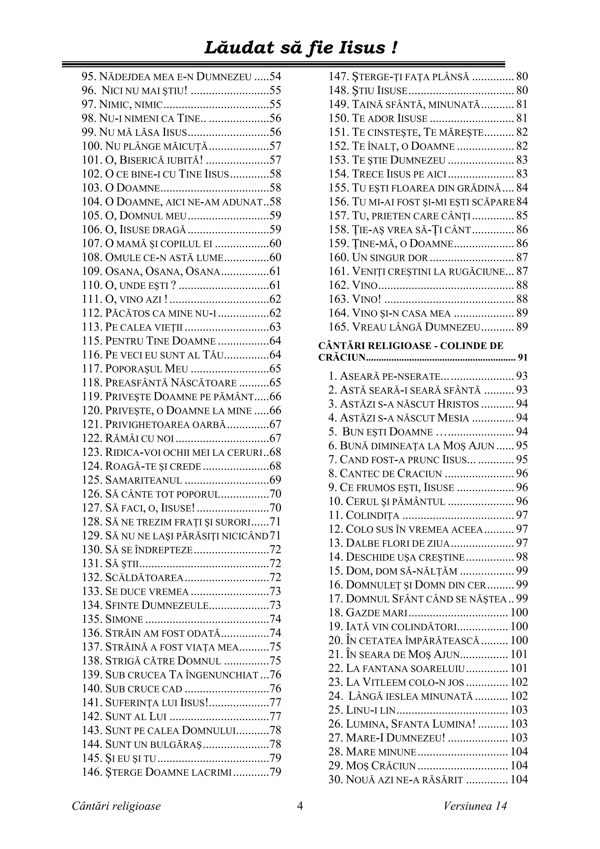 Cântări religioase creștin ortodoxe - pricesne, colinde | PDF