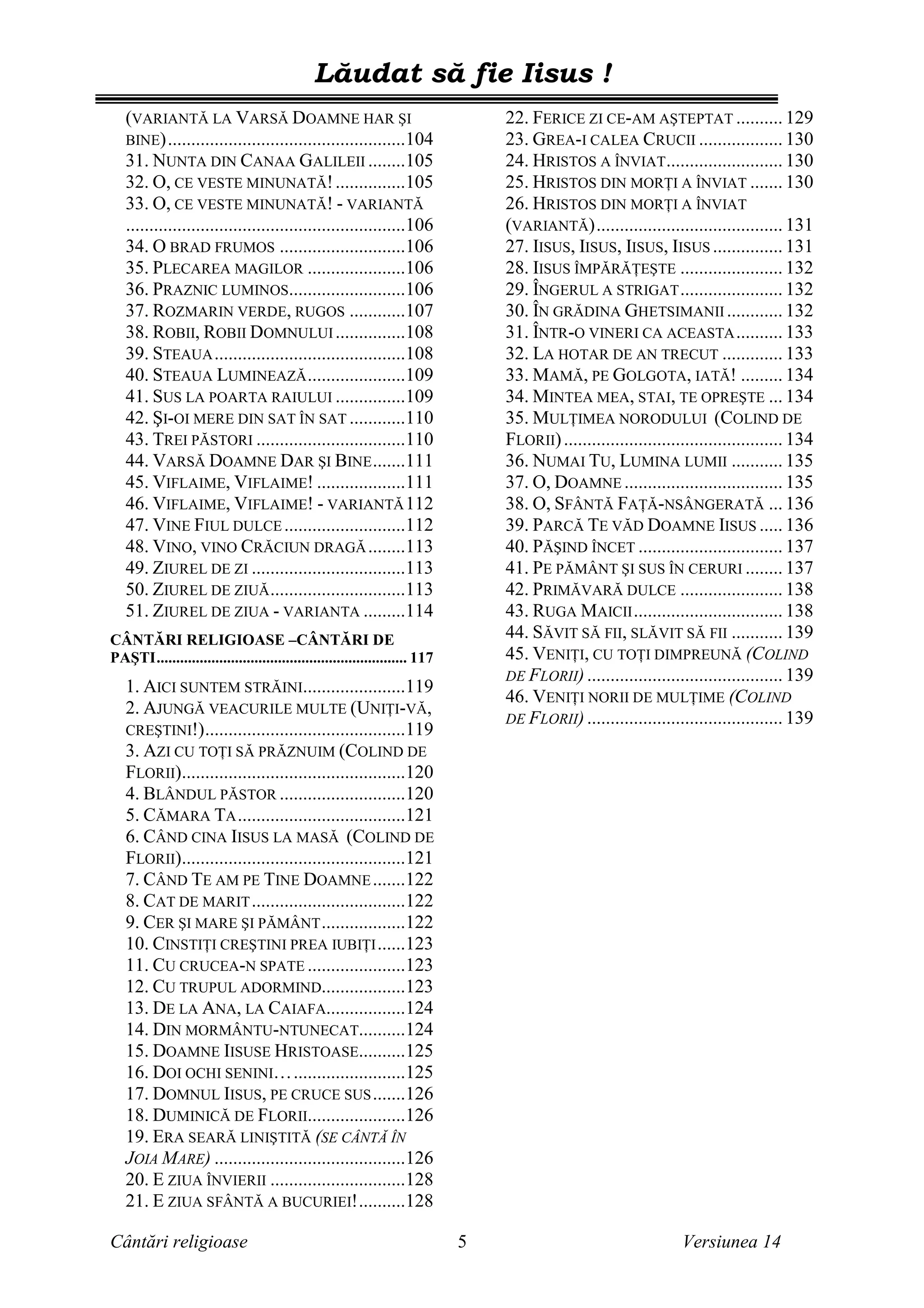 Cântări religioase creștin ortodoxe - pricesne, colinde | PDF