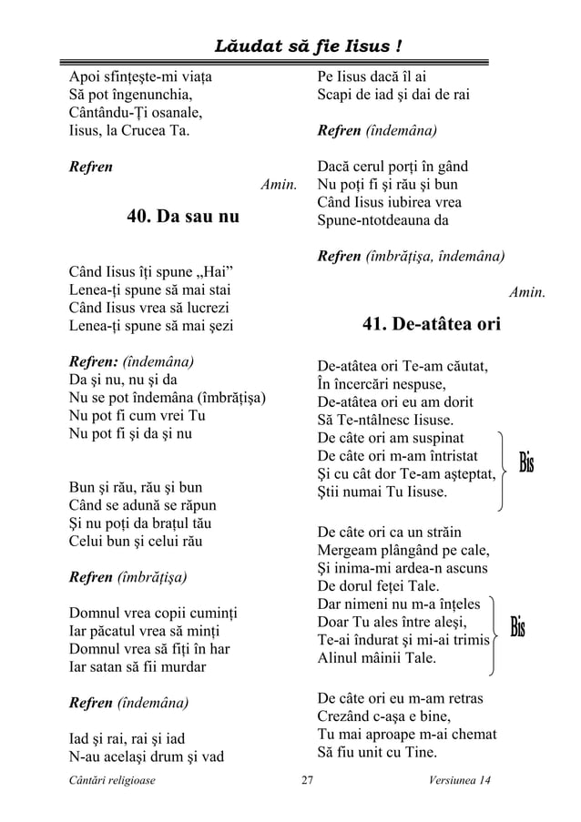 Cântări religioase creștin ortodoxe - pricesne, colinde | PDF