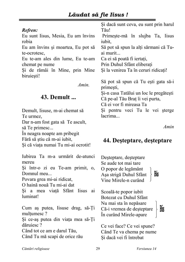 Cântări religioase creștin ortodoxe - pricesne, colinde | PDF