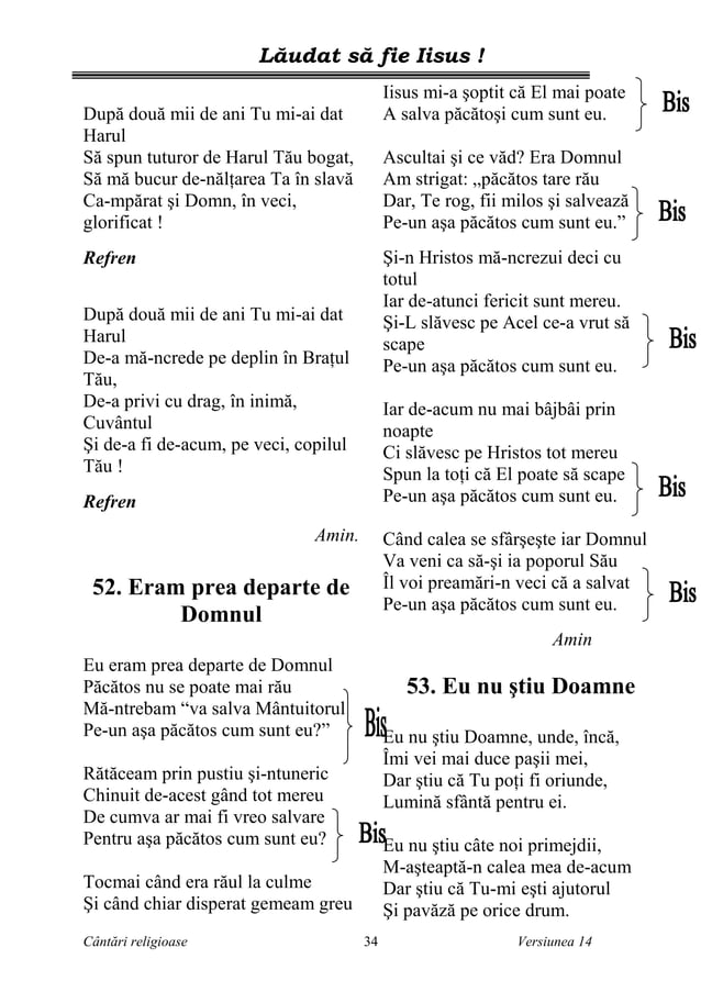 Cântări religioase creștin ortodoxe - pricesne, colinde | PDF