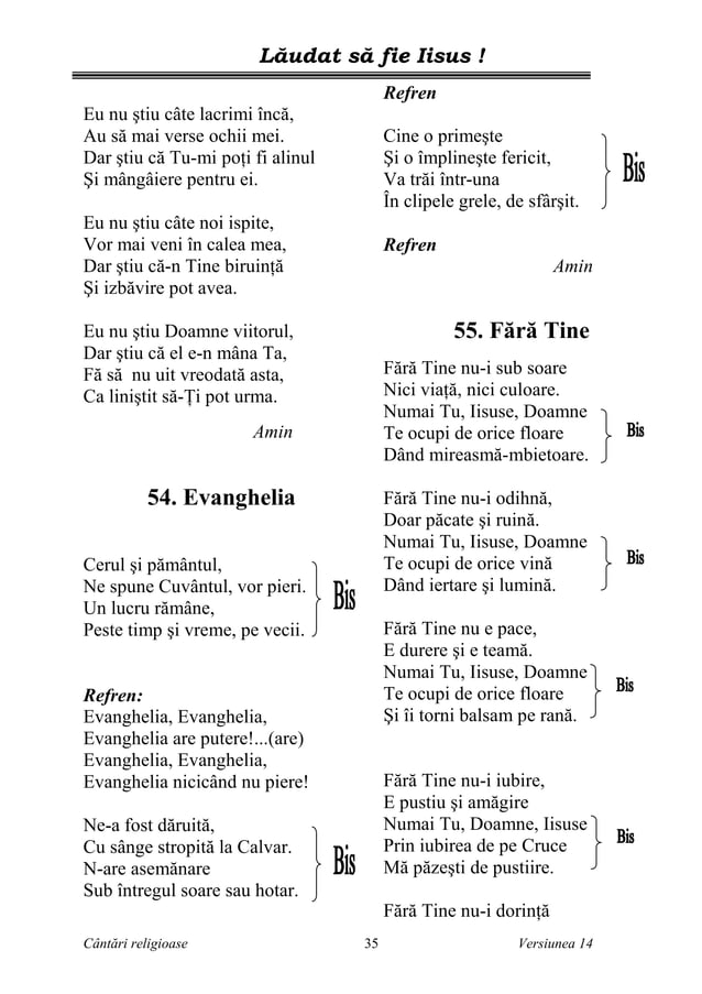 Cântări religioase creștin ortodoxe - pricesne, colinde | PDF