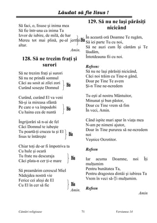 Cântări religioase creștin ortodoxe - pricesne, colinde | PDF