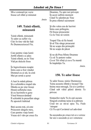 Cântări religioase creștin ortodoxe - pricesne, colinde | PDF