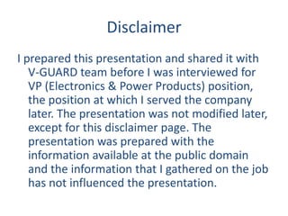 Vguard productlines ver 1.1 | PPT