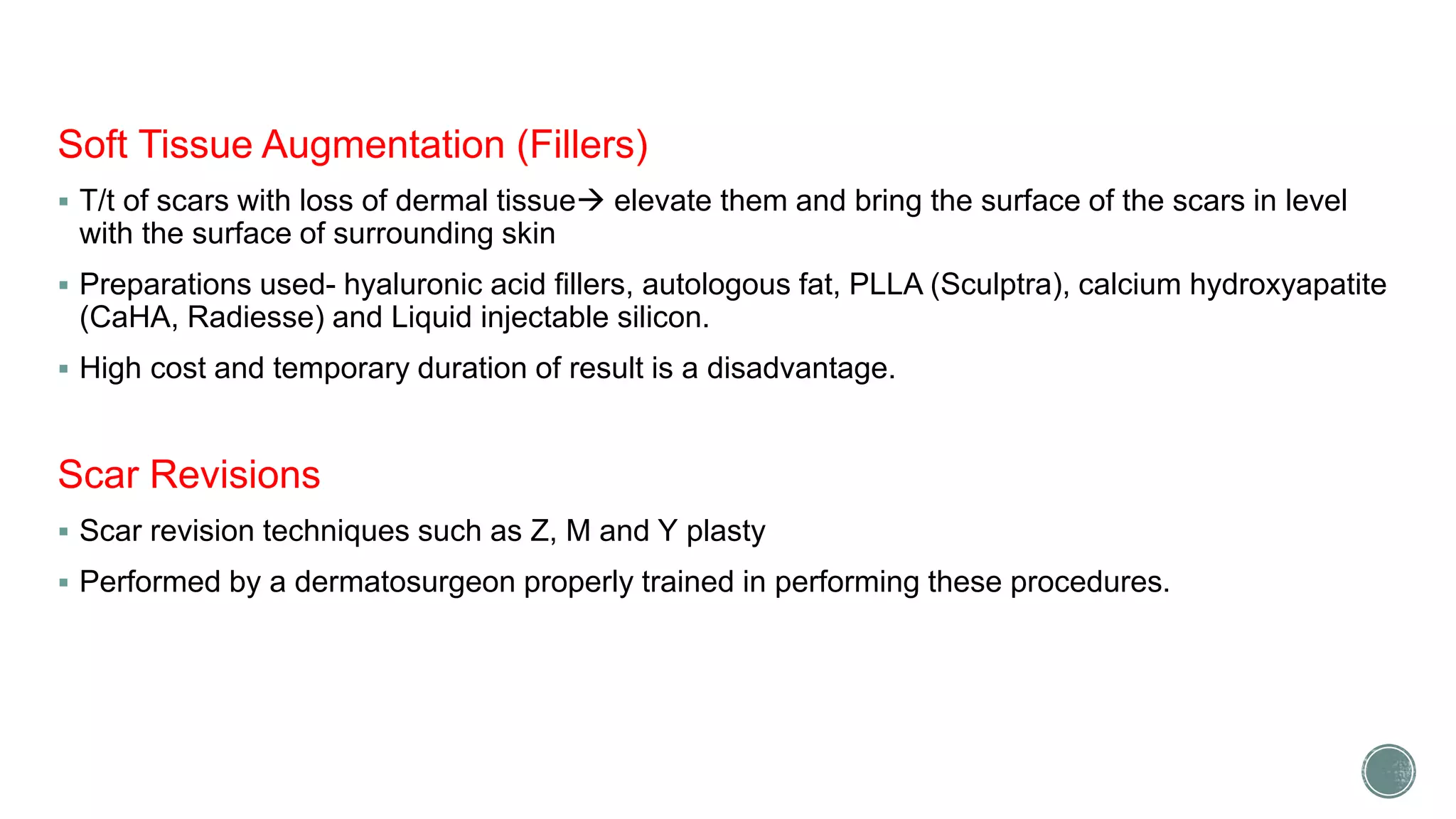 Acne scar management | PPTX