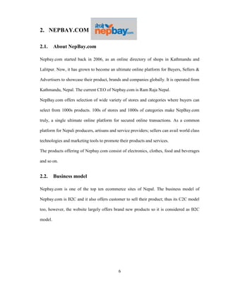 Ecommerce websites analysis | PDF