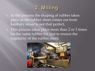 Tyre Manufacturing Process at J K Tyre | PPTX