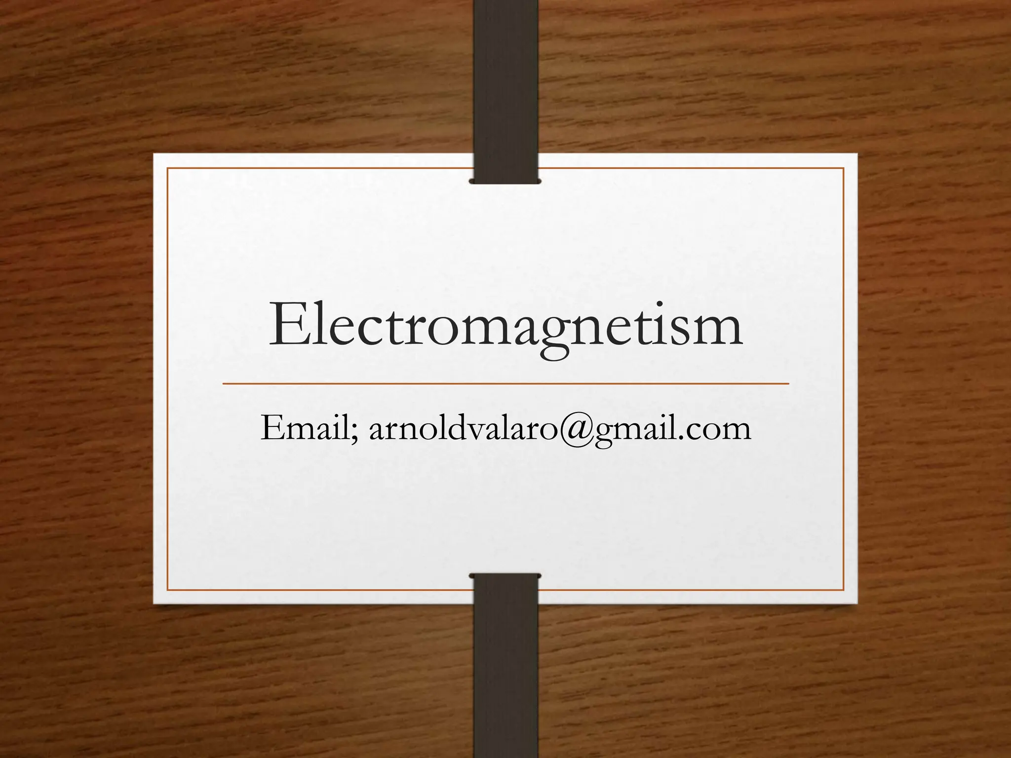 TOPIC OF ELECTROMAGNETISM.PHYSICS NOTES FORM 4 | PPTX