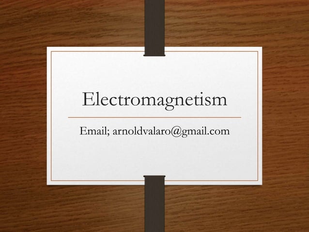 TOPIC OF ELECTROMAGNETISM.PHYSICS NOTES FORM 4 | PPTX | Physics | Science