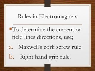 TOPIC OF ELECTROMAGNETISM.PHYSICS NOTES FORM 4 | PPTX