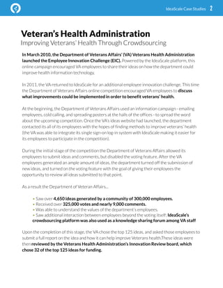 Case Study: Veterans Health Administration | PDF