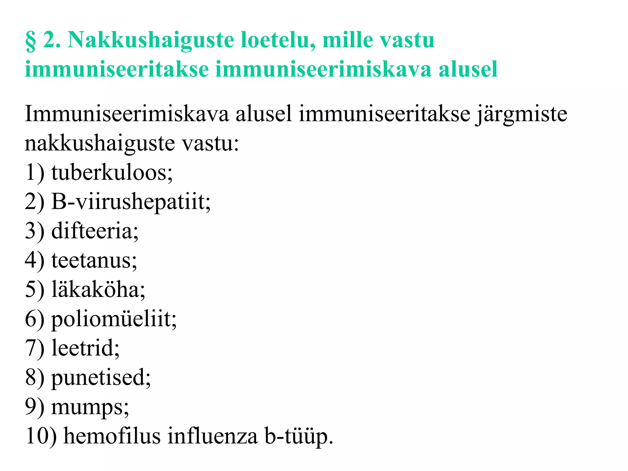Viirushaigused 2009 | PPT