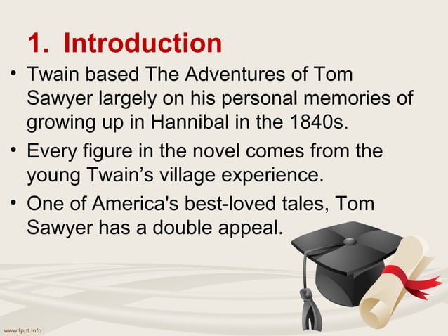 Mark Twain-The adventure of Tom Sawyer | PPT | Genres
