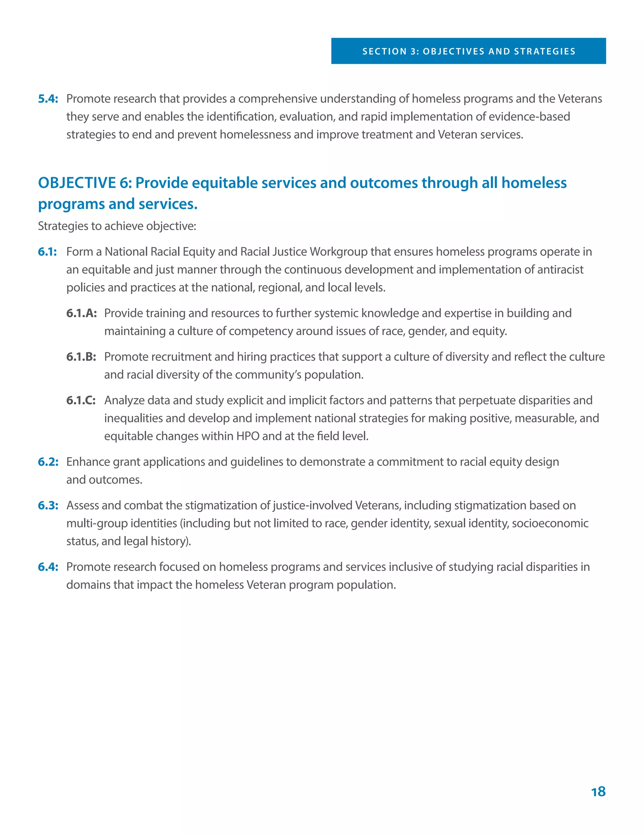 VA Homeless Program Strategic Plan for 2021-2025 | PDF