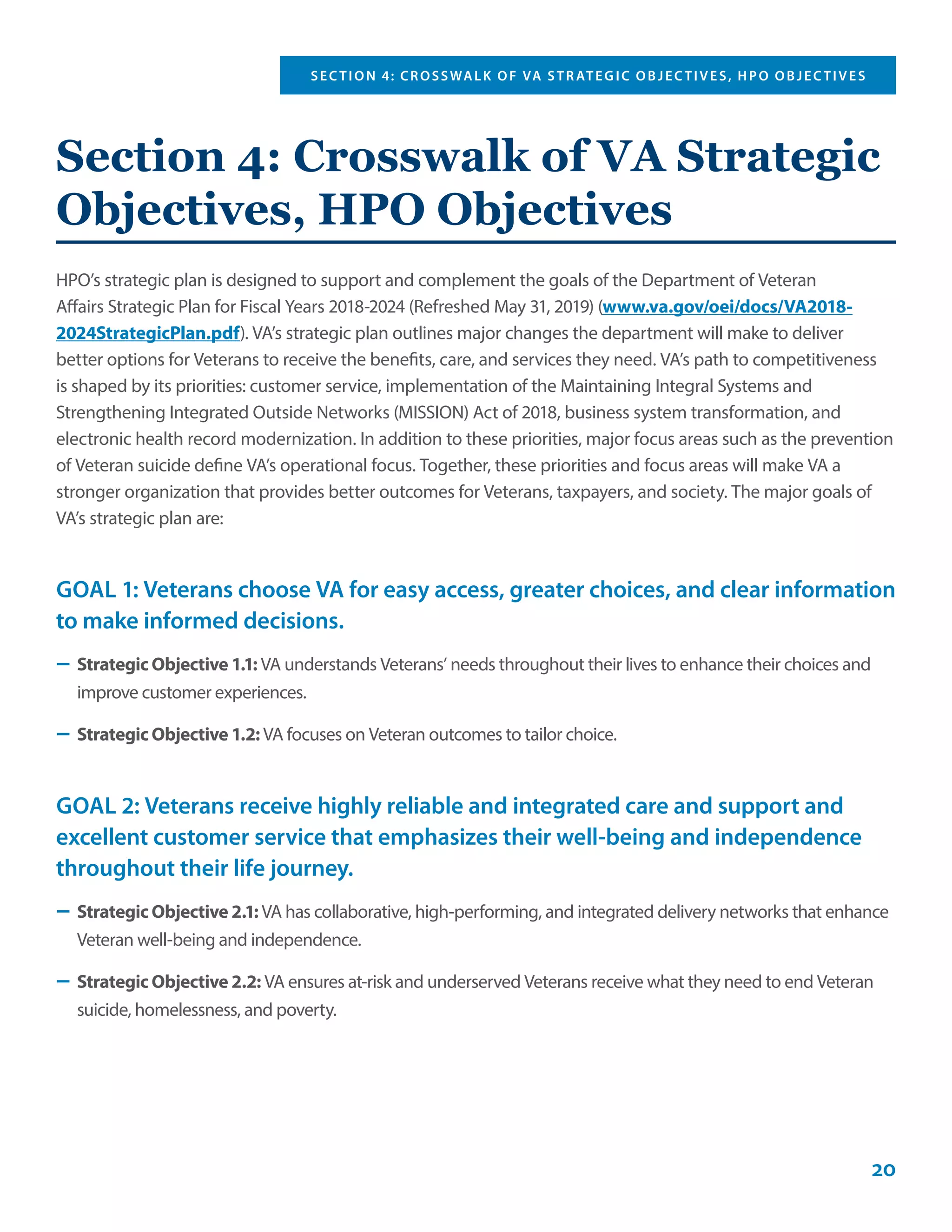VA Homeless Program Strategic Plan for 2021-2025 | PDF