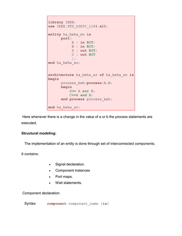 Vhdl introduction | DOCX | Programming Languages | Computing Vhdl introduction | DOCX | Programming Languages | Computing