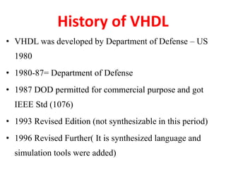 Vhdl | PPT