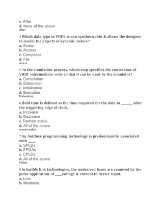 Vhdl | DOCX | Programming Languages | Computing